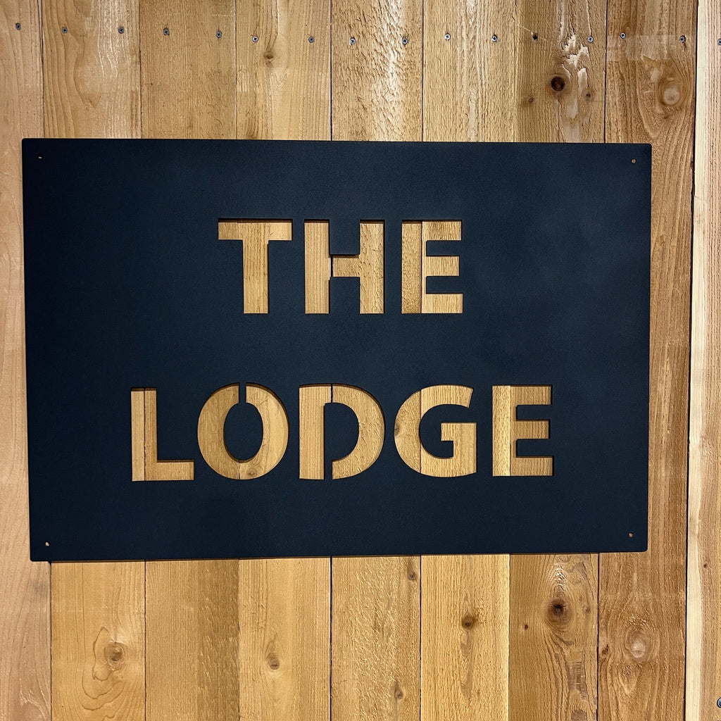 Custom Metal Airbnb Sign | Personalized Rental Decor for Hosts - Think ...