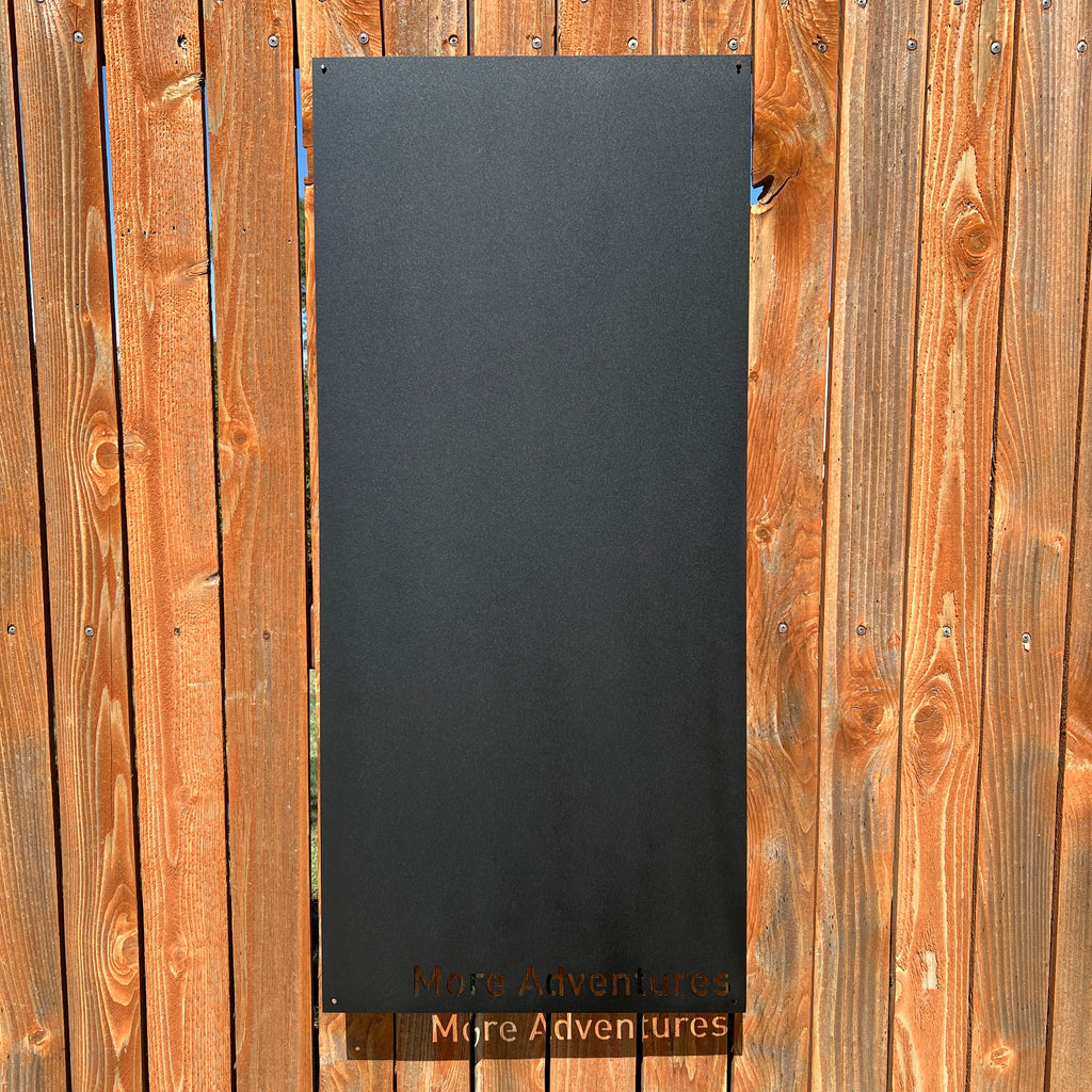 'More Adventures' Metal Magnetic Display Board - Think Metal CNC ...
