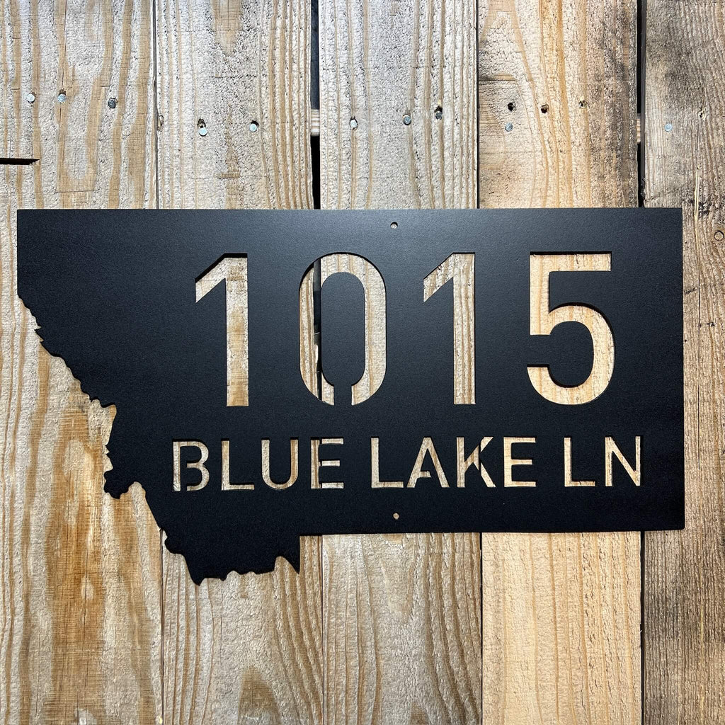 Montana State Address Marker - Think Metal CNC – ThinkMetal