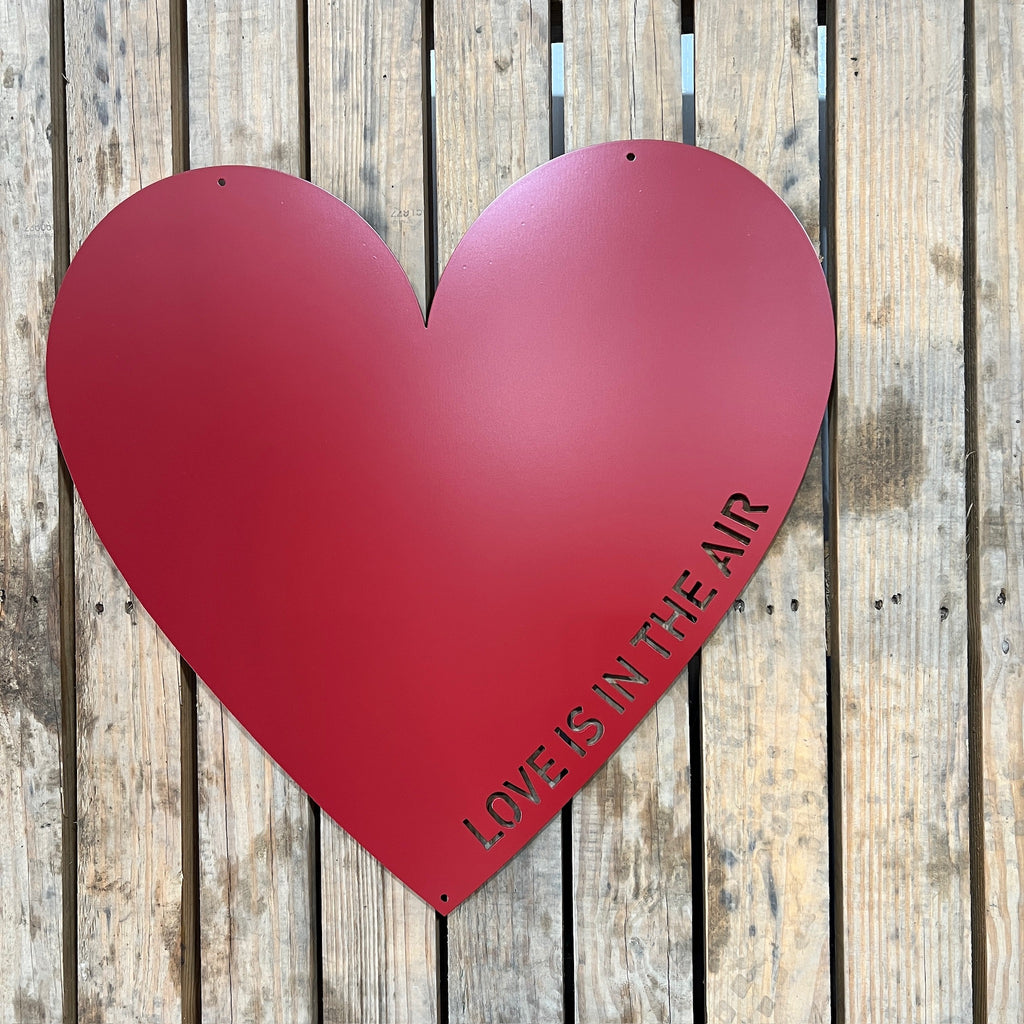 Personalized Heart-Shaped Metal Magnet Display Board - Think Metal CNC ...