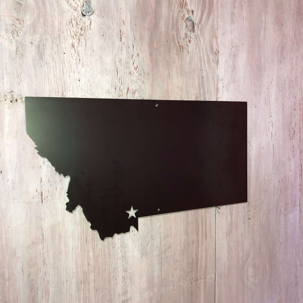 Metal Montana State Sign - Think Metal CNC – ThinkMetal