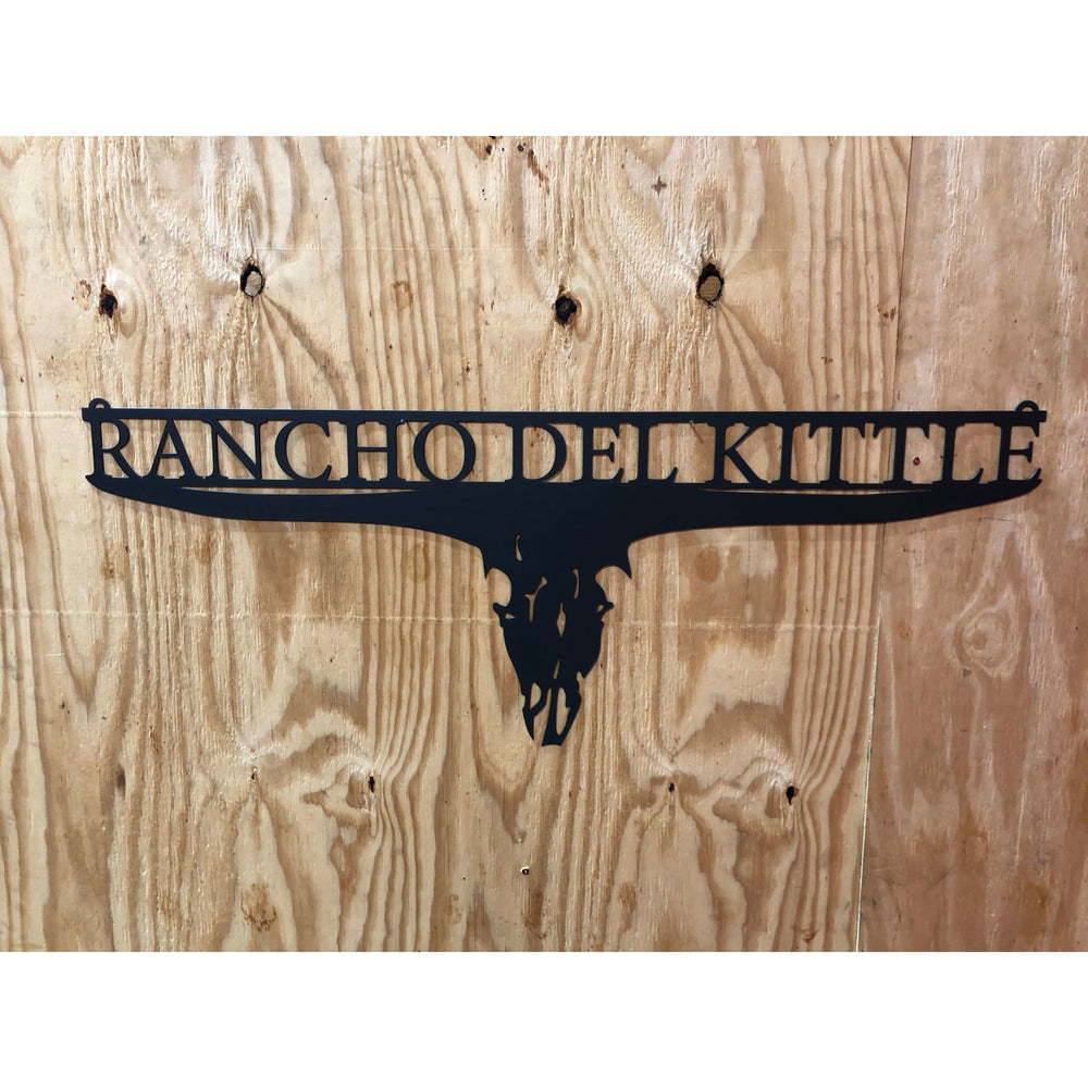 Custom Skull Sign, Metal Cow Skull Sign - Think Metal CNC – ThinkMetal