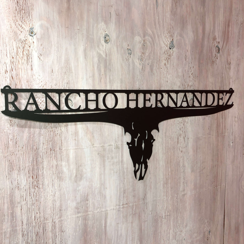 Custom Skull Sign, Metal Cow Skull Sign - Think Metal CNC – ThinkMetal
