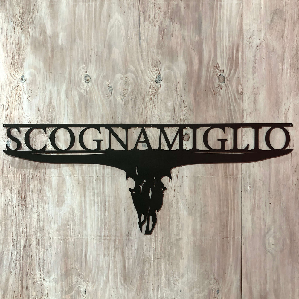 Custom Skull Sign, Metal Cow Skull Sign - Think Metal CNC – ThinkMetal