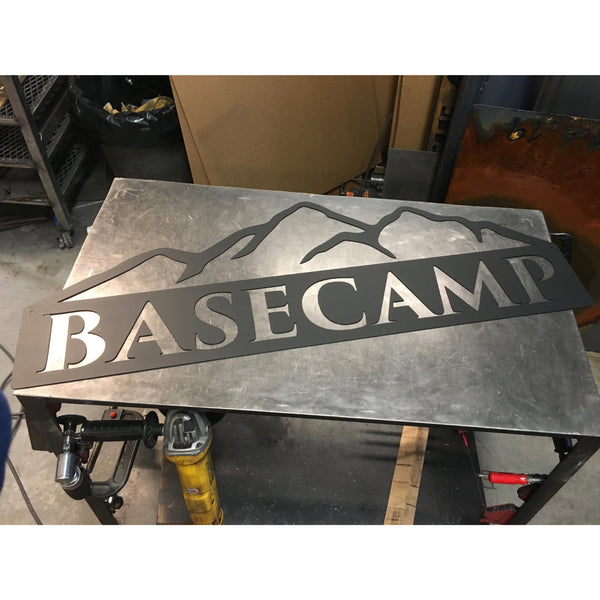 Metal Mountains Sign, Mountain Name Sign - Think Metal CNC – ThinkMetal