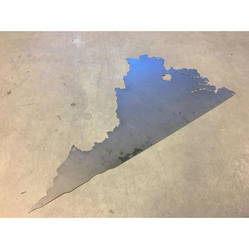 Virginia Sign, Metal State of Virginia Sign - Think Metal CNC – ThinkMetal