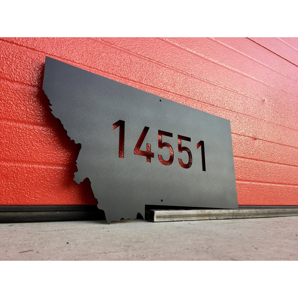 Montana State Address Marker - Think Metal CNC – ThinkMetal